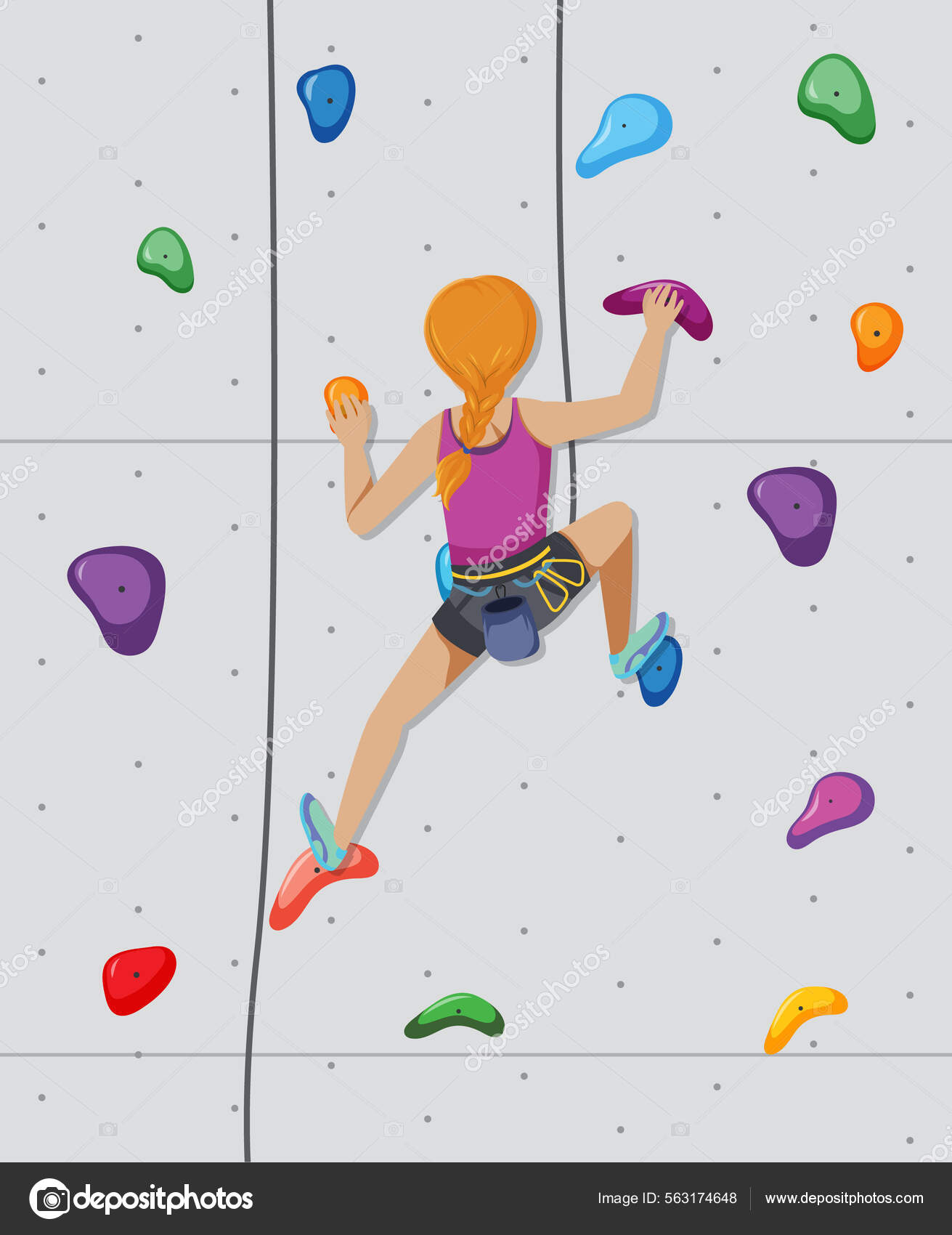 Indoor Rock Climbing Cartoon Climbing Wall Cartoon Images – Browse