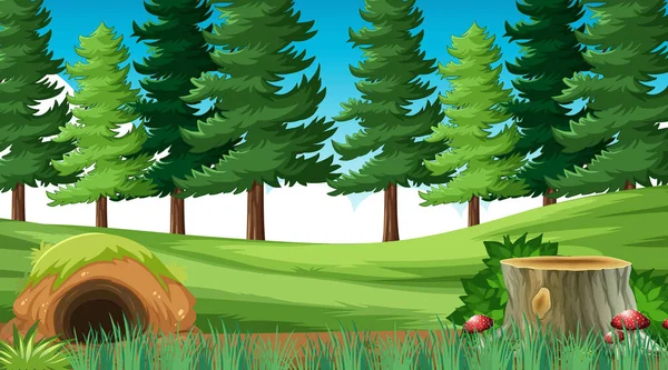100,000 Cartoon woods background Vector Images | Depositphotos
