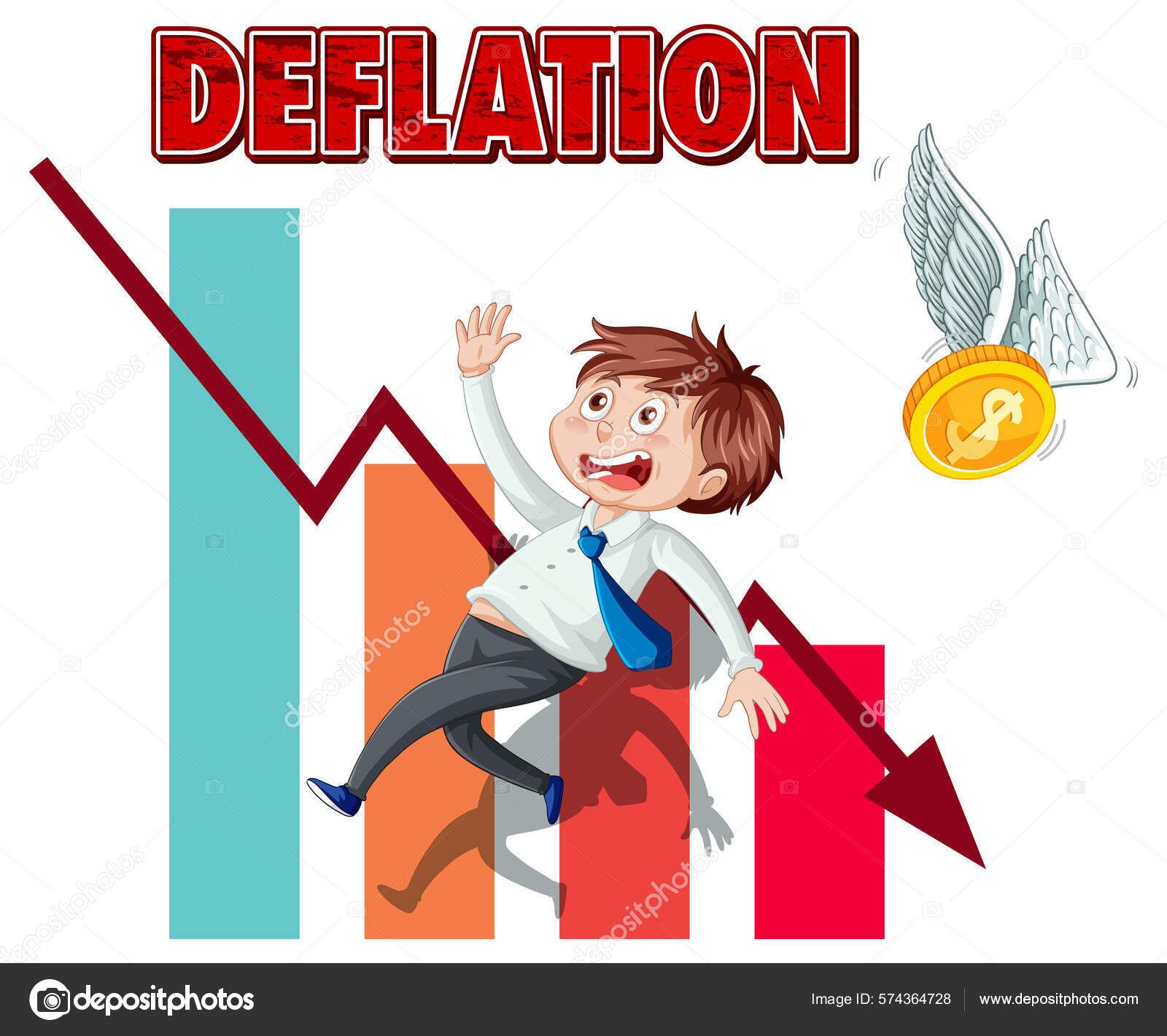Deflation Cartoon