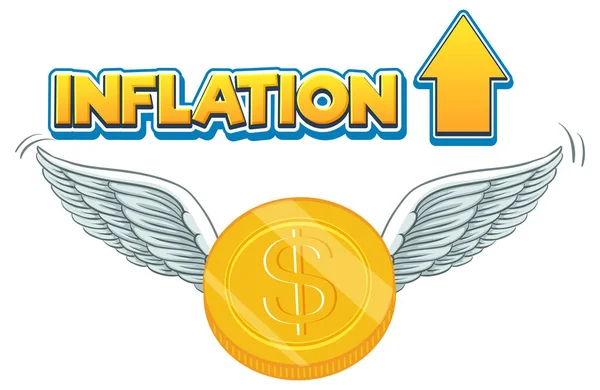 Inflation Green Font Logo Illustration Stock Vector by ©blueringmedia ...