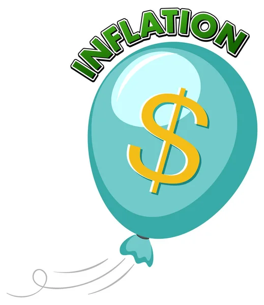 Inflation Green Font Logo Illustration Stock Vector by ©blueringmedia ...