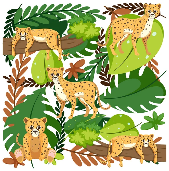 Leopard clipart Vector Art Stock Images | Depositphotos