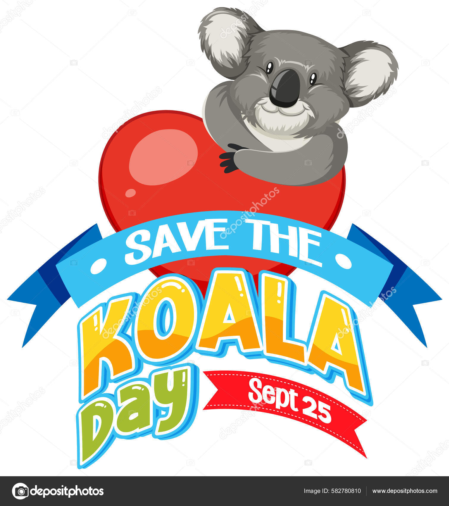 Koala Day Banner Design Illustration Stock Vector by ©blueringmedia ...
