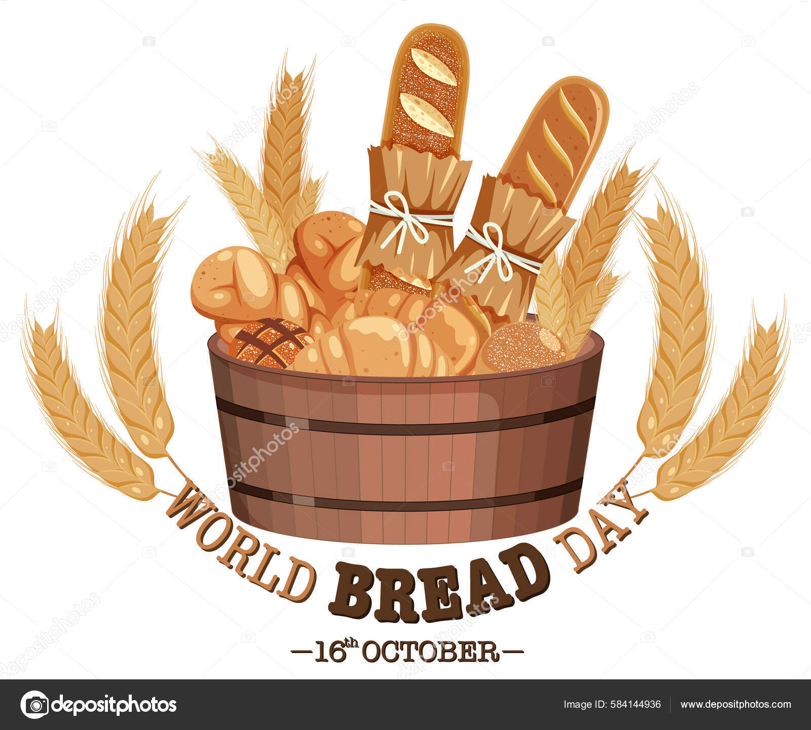 Poster World Bread Day Illustration Stock Vector by ©blueringmedia ...
