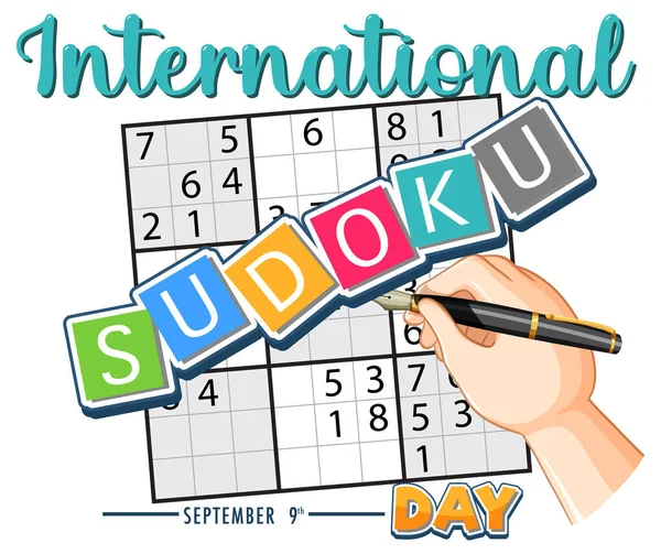 International Sudoku Day Banner Design Illustration Stock Vector by ©blueringmedia 582170510