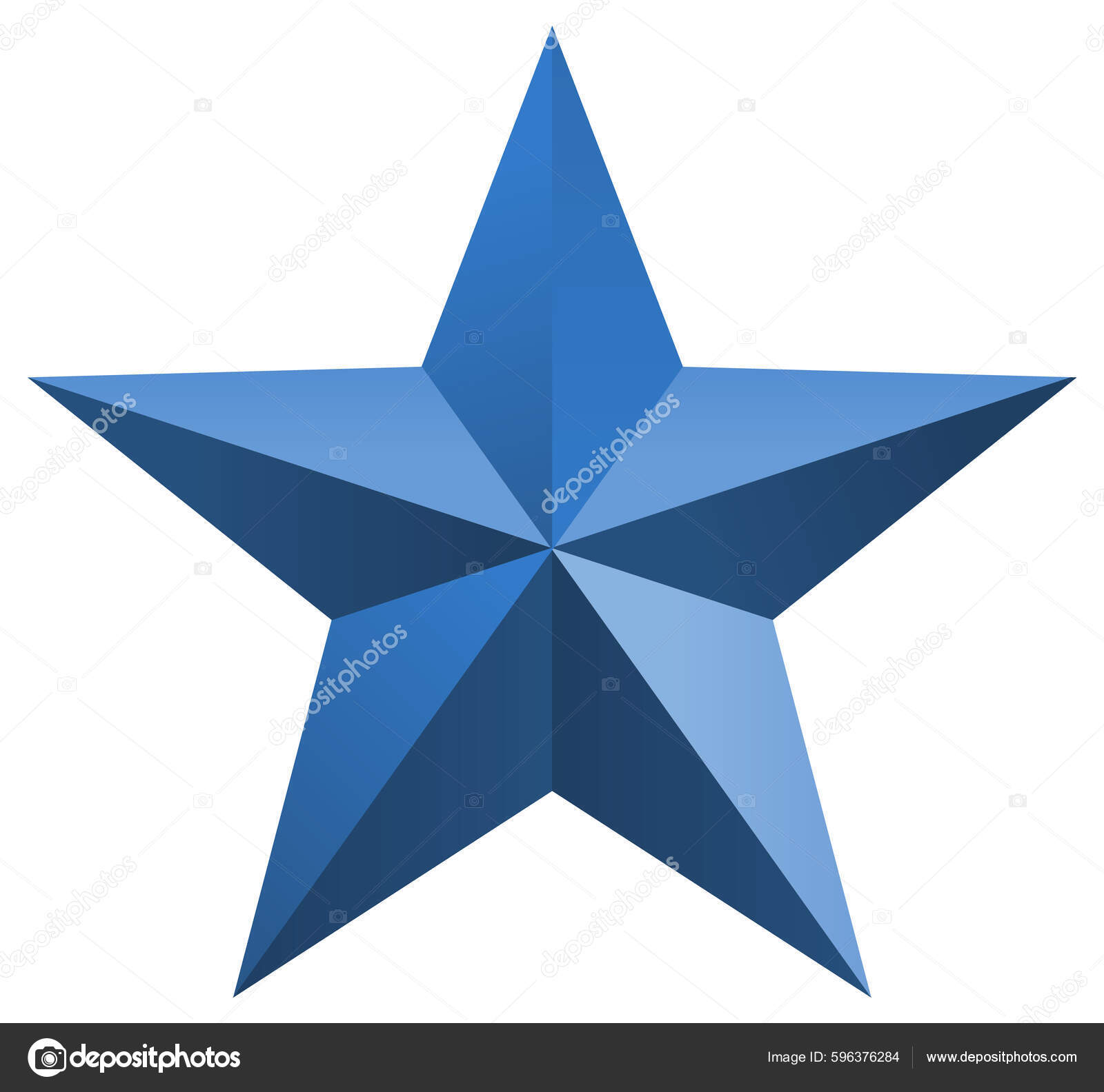 Metal Star Isolated Illustration Stock Vector by ©blueringmedia 596376284