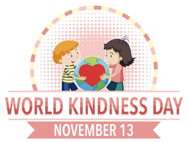 World Kindness Day Logo Concept Illustration Stock Vector by ...