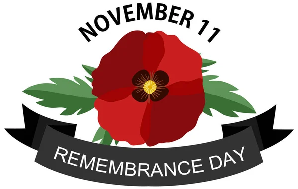 Remembrance Day Logo Design Illustration Stock Vector by ©blueringmedia ...