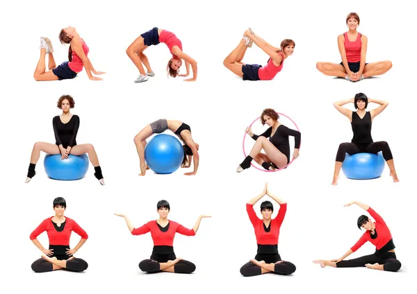 Mujer posiciones diferentes fotos de stock, imágenes de Mujer ...