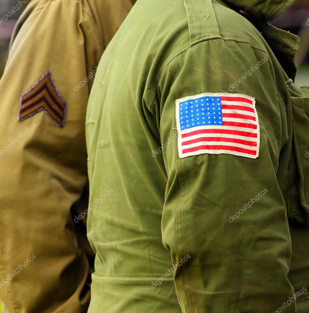 American Soldier Flag Patch