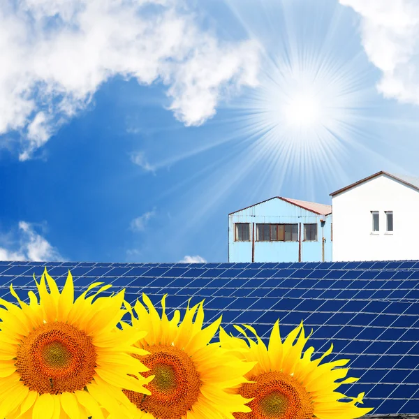 Solar power station Stock Photo by ©vladvitek 33448427