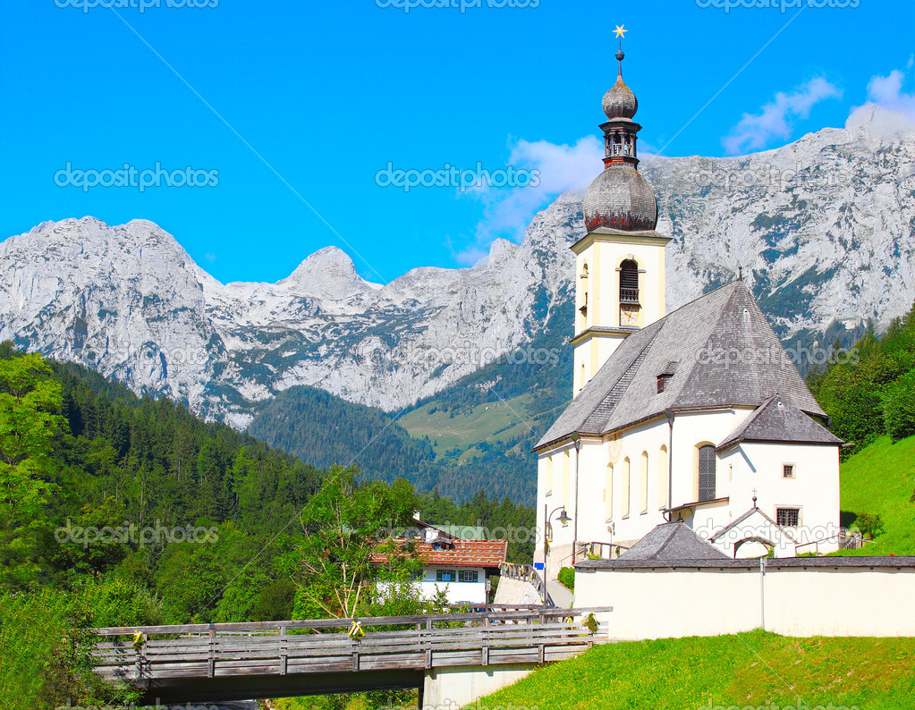 The Ramsau village — Stock Photo © vladvitek #33714569