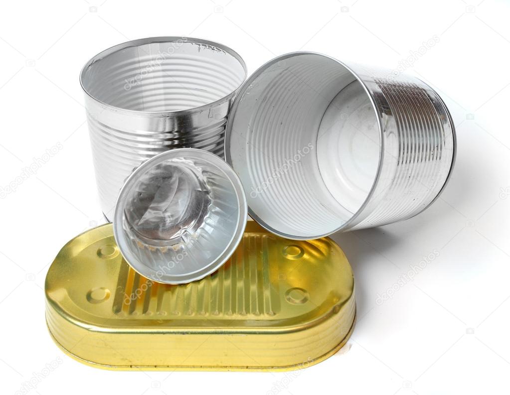 Empty tin cans — Stock Photo © vladvitek #33801557