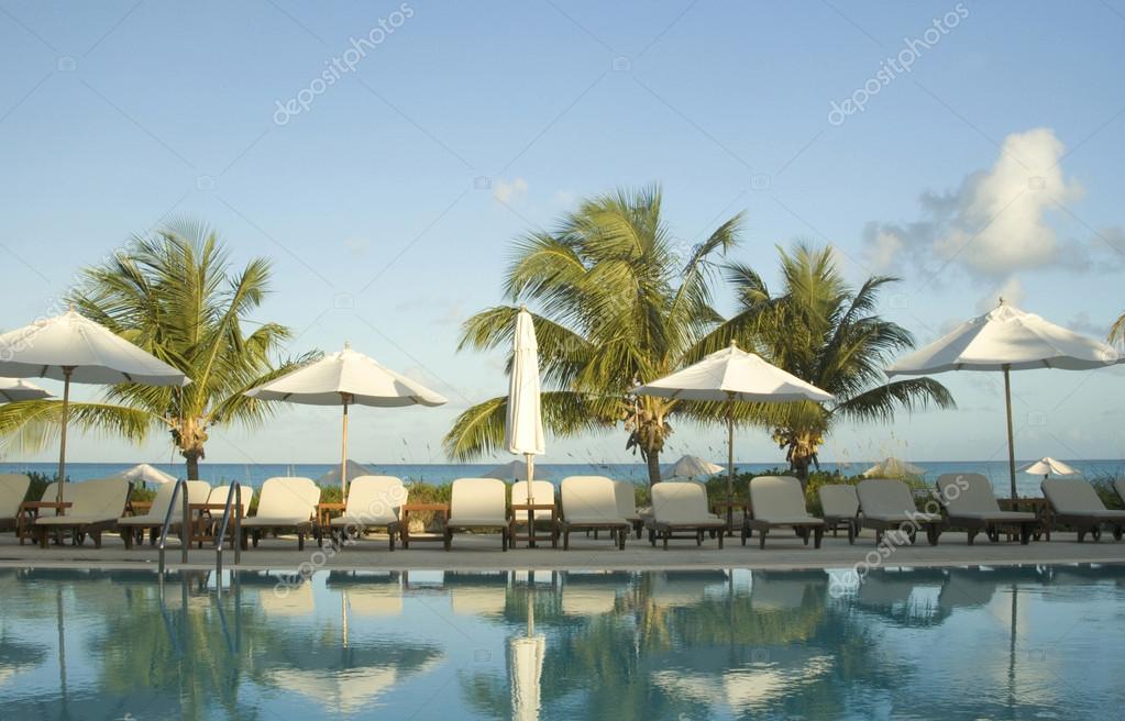 Swimming pool at luxury resort Stock Photo by ©rjlerich 12905484