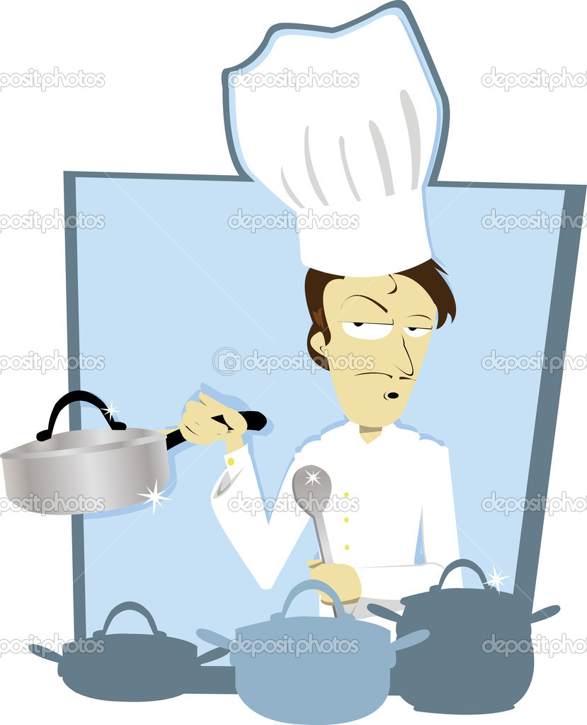 Funny Chef Stock Vector Image by ©pcanzo #14030704