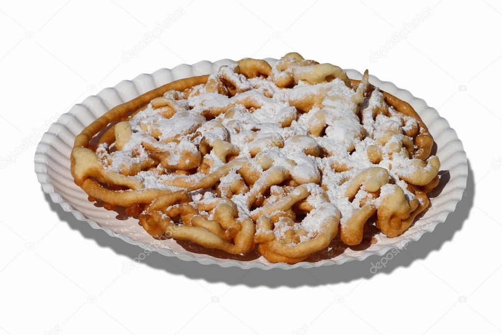 Funnel Cake isolated on white background Stock Photo by ©ctppix 13840776
