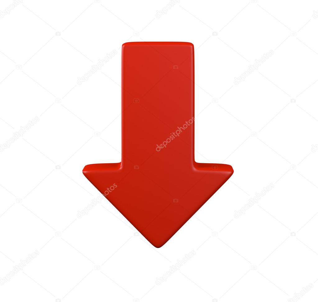 Red arrow — Stock Photo © crispydigits #14456705