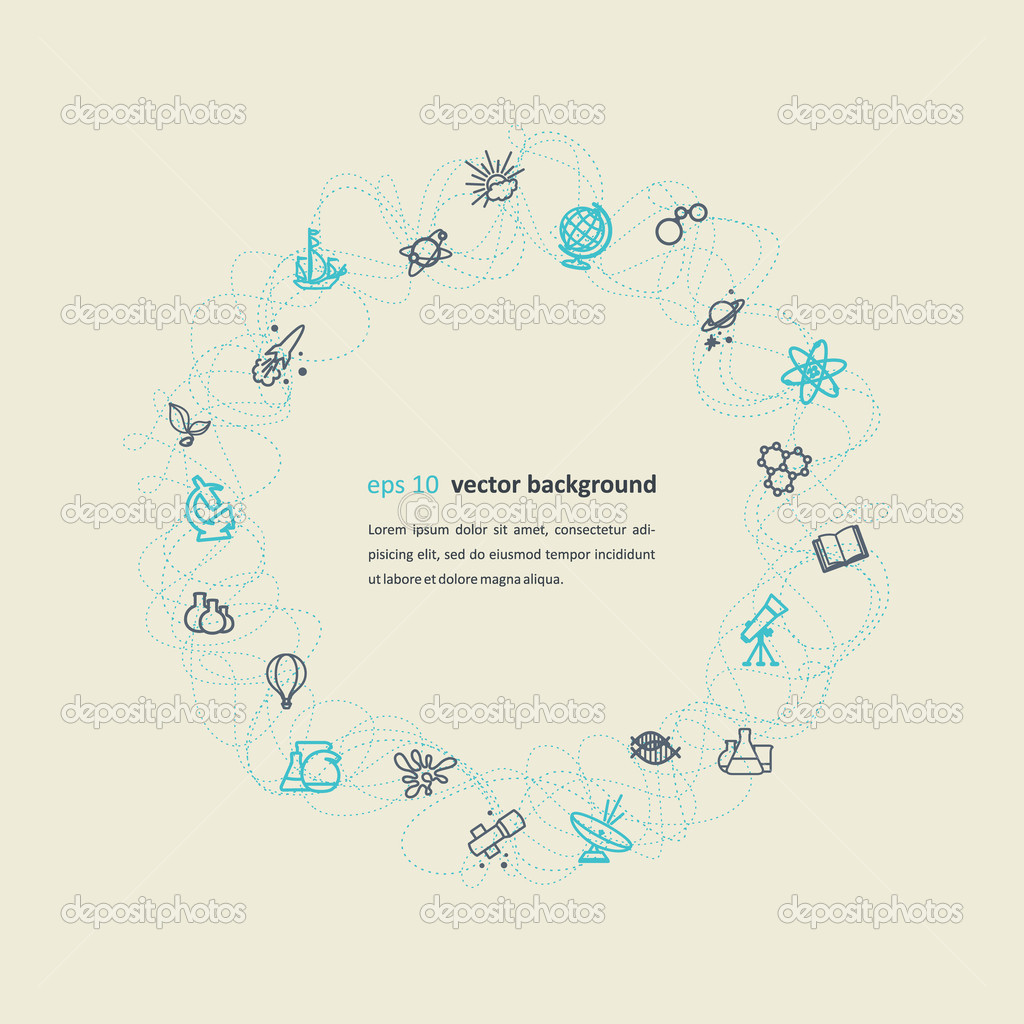 Light background - science Stock Vector Image by ©Haramambura #47519843