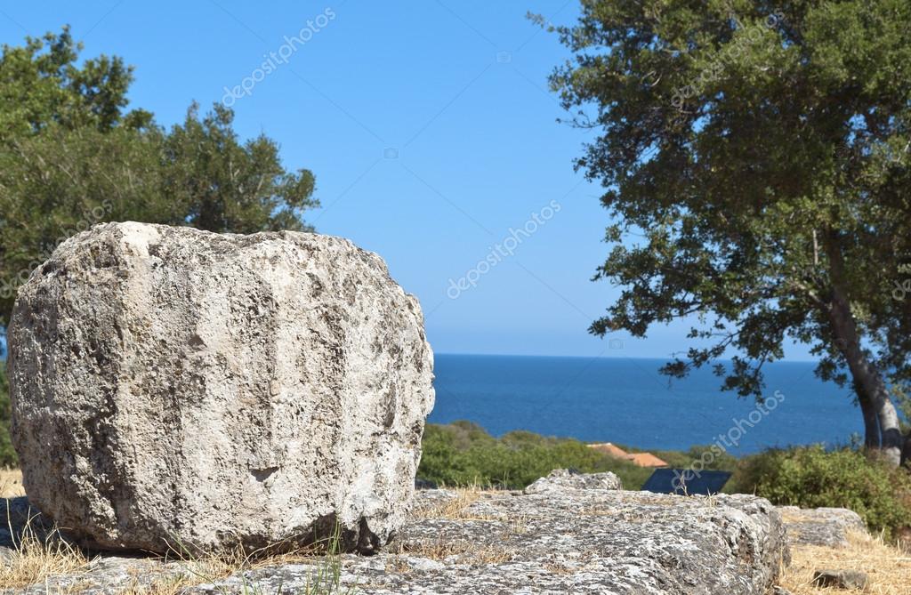 Sitio arqueológico en la isla de Samothraki en Grecia 2022