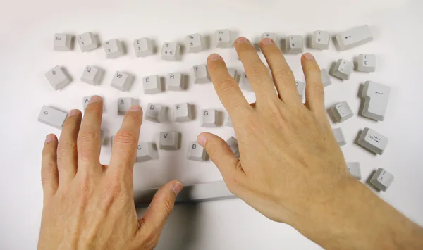Messy keyboard Stock Photo by ©dubassy 12801830