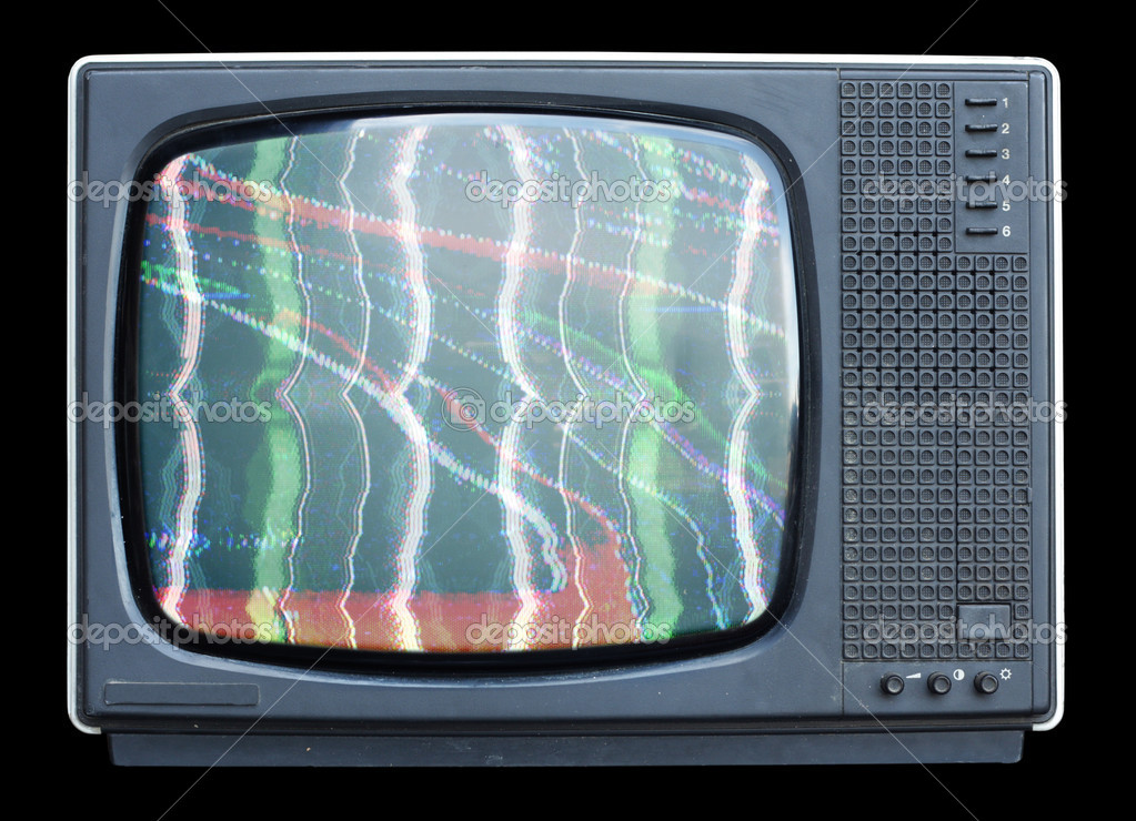 Fuzzy tv — Stock Photo © dubassy #12811003