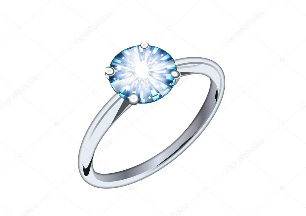 anillo de compromiso — Vector de stock © jamesstar #37292147