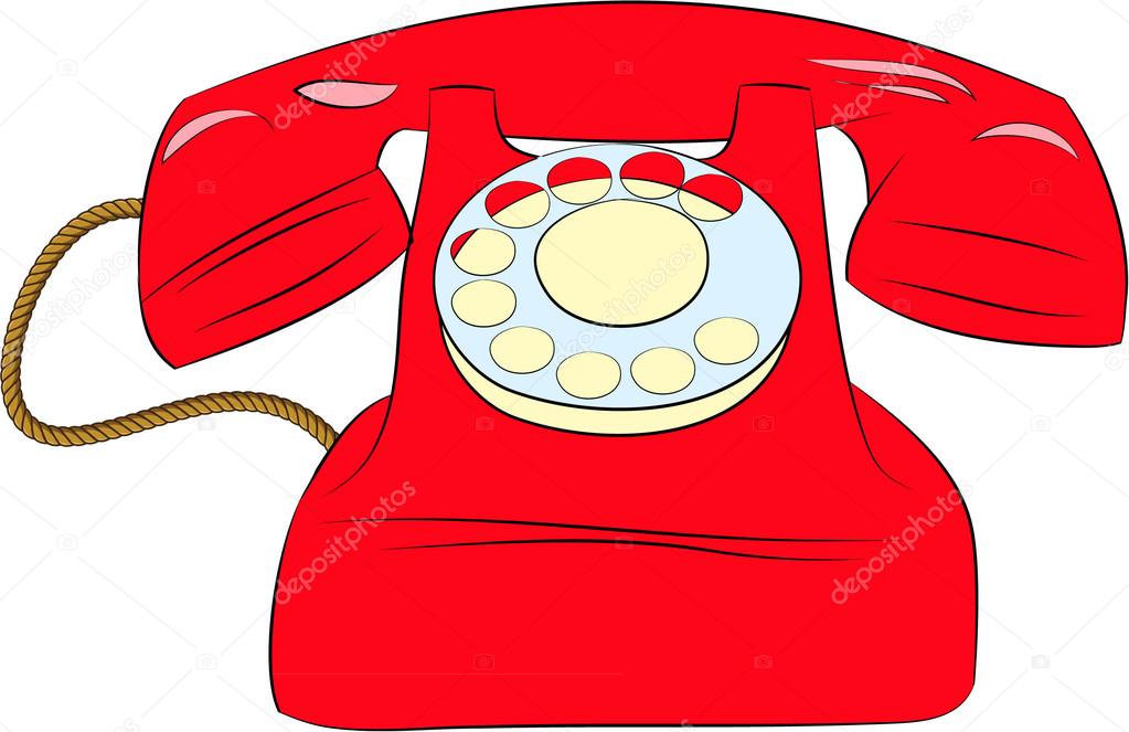 Red telephone Stock Vector Image by ©jamesstar #44928379