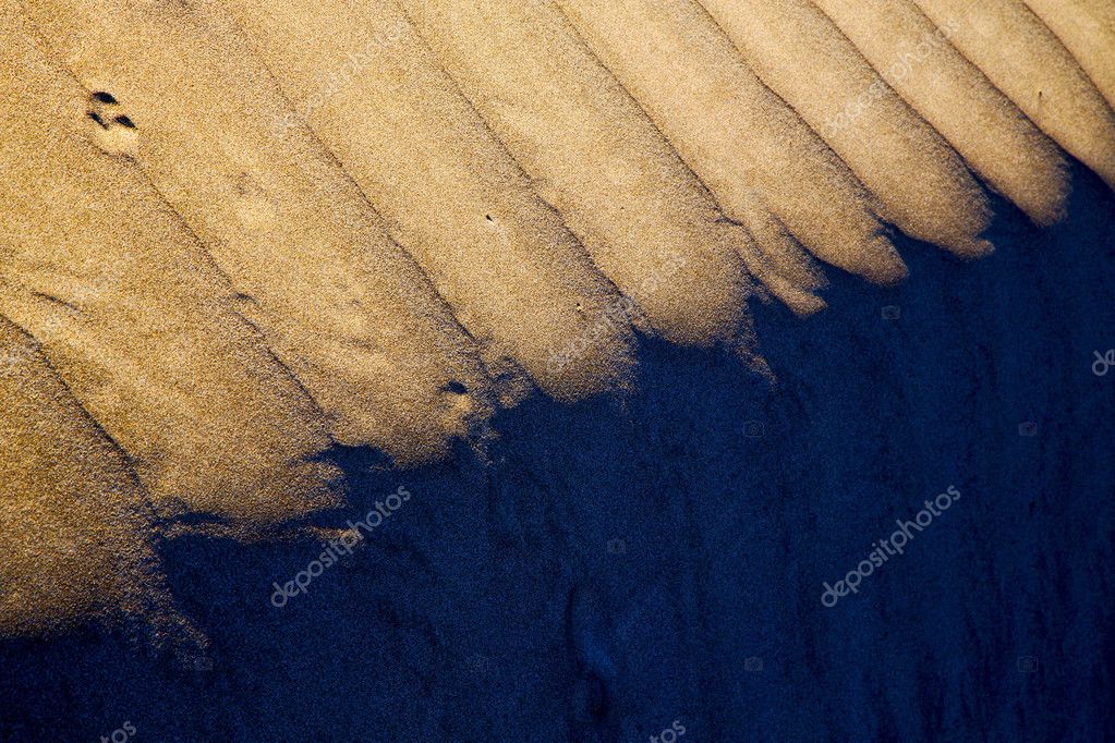 In spain texture abstract of a dry sand and the beach — Stock Photo ...