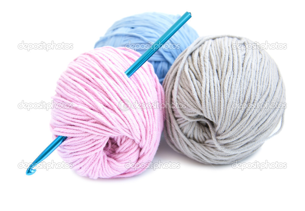 Crochet hook and yarn — Stock Photo © ls992007 #12837479