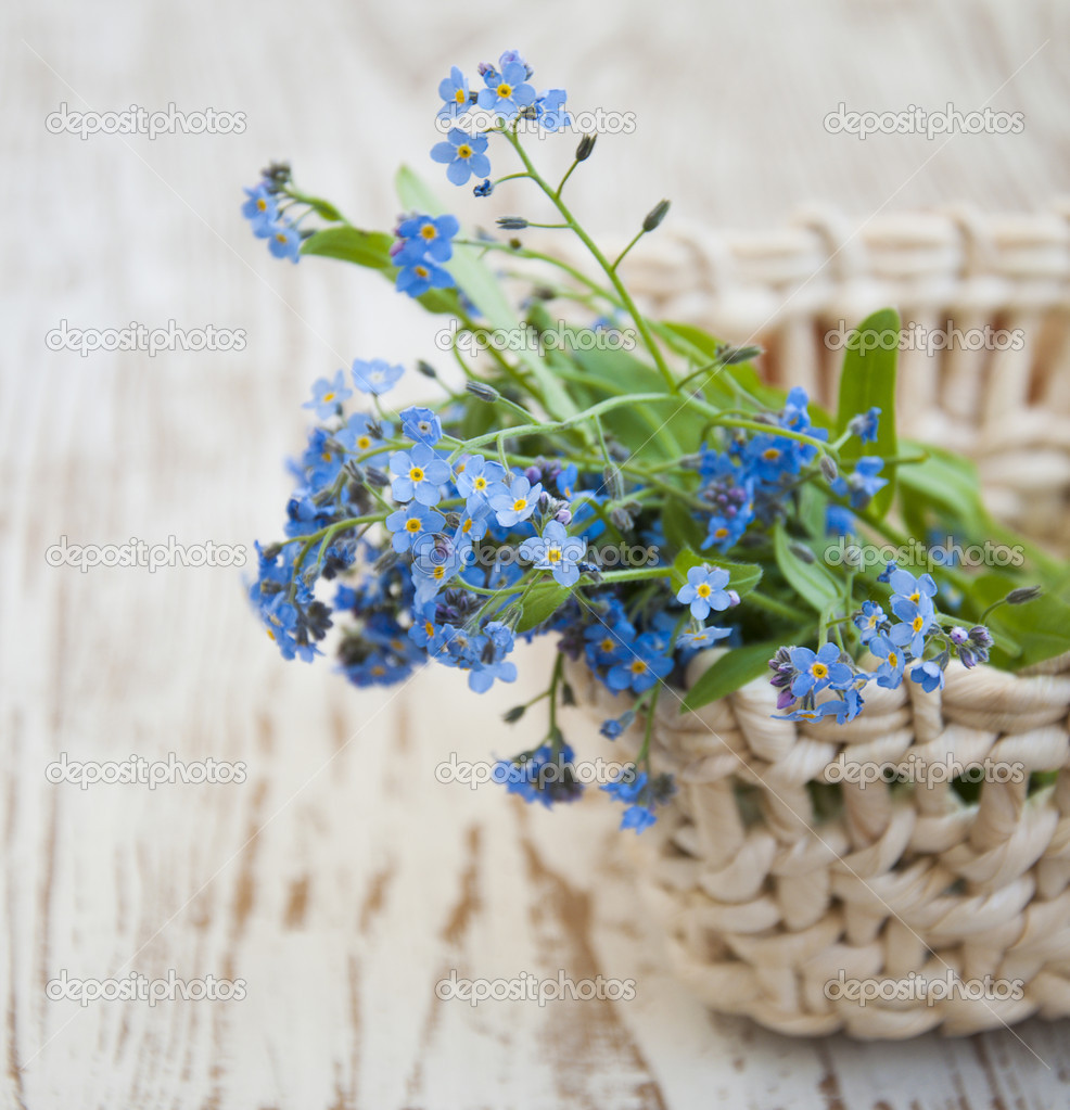 Forget Me Not Flowers Bouquet