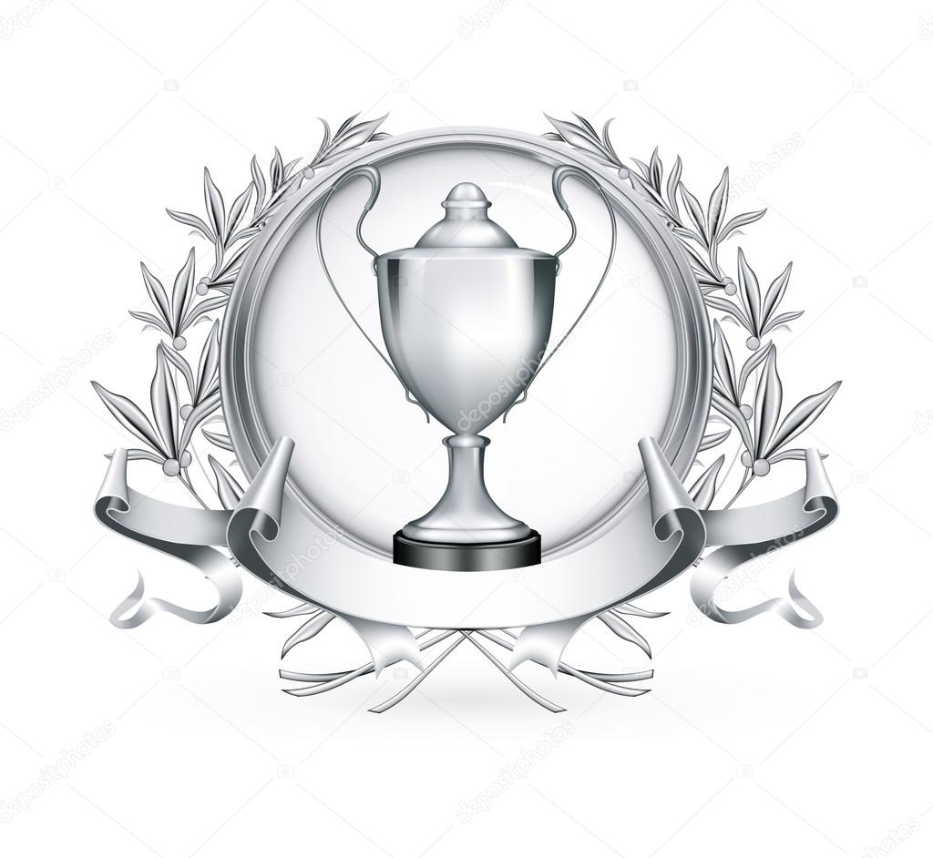 Silver Emblem, vector Stock Vector Image by ©natis76 #12779877