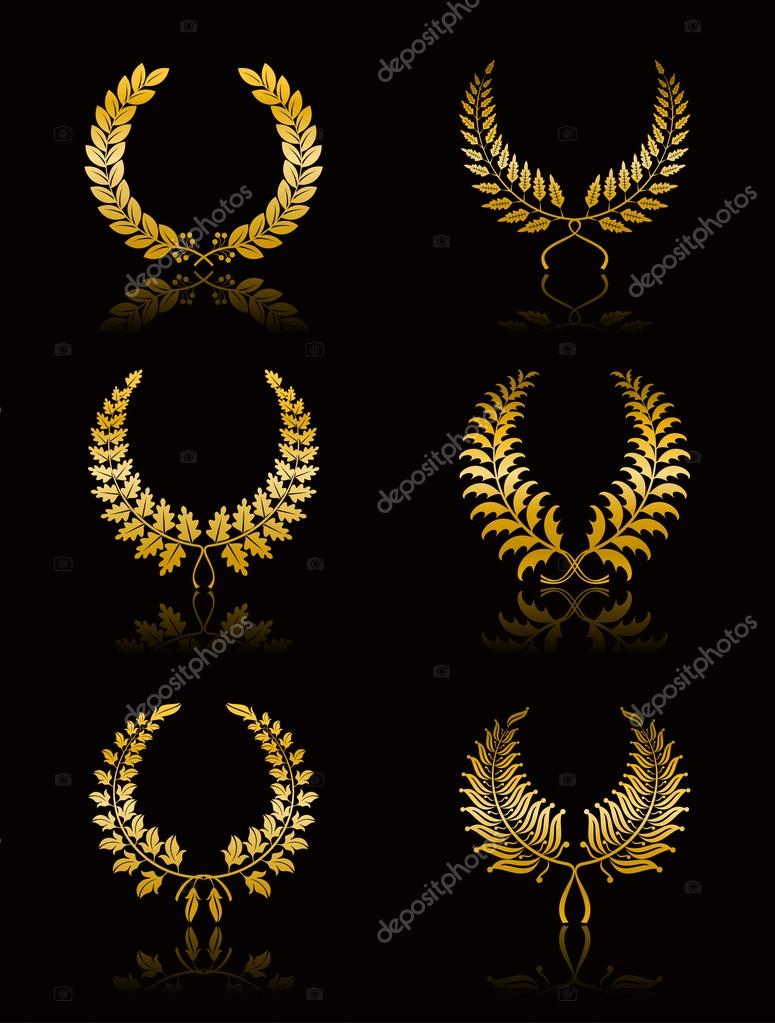 Conjunto de corona, vector vector, gráfico vectorial © natis76 imagen ...