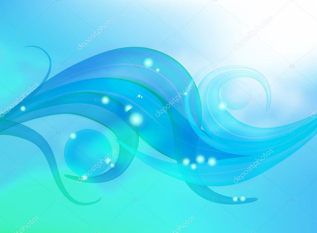Blue Swirl background Stock Vector Image by ©natis76 #12799089
