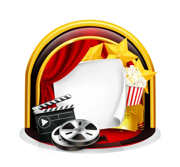 Movie frame, vector Stock Vector Image by ©natis76 #19321251