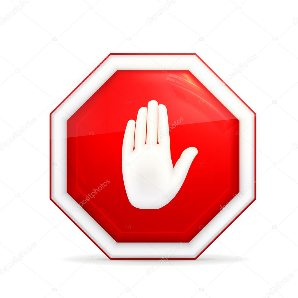 Stop sign — Stock Vector © natis76 #12829270