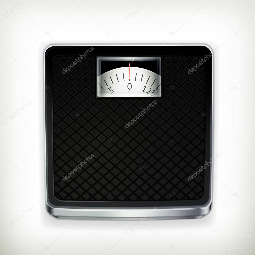 Bathroom scale, vector Stock Vector by ©natis76 12835752