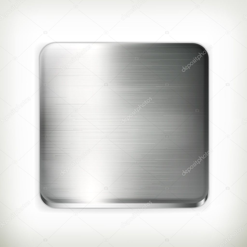 Metal plate, vector Stock Vector Image by ©natis76 #12836122