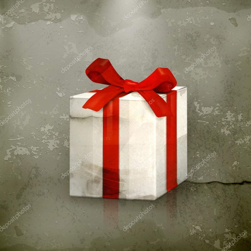 Gift Box, old-style Stock Vector Image by ©natis76 #14636473