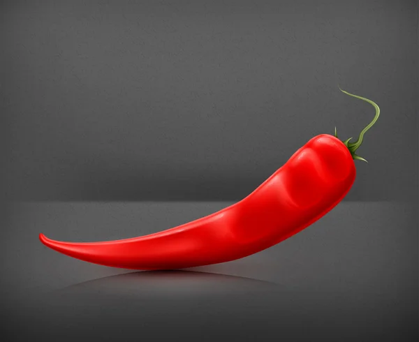 Hot pepper, vector Stock Vector Image by ©natis76 #12759992