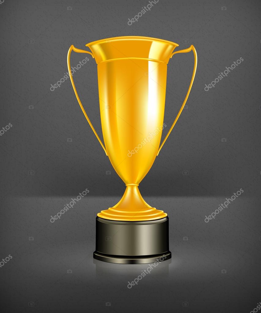 Gold Cup, vector Stock Vector Image by ©natis76 #19320781