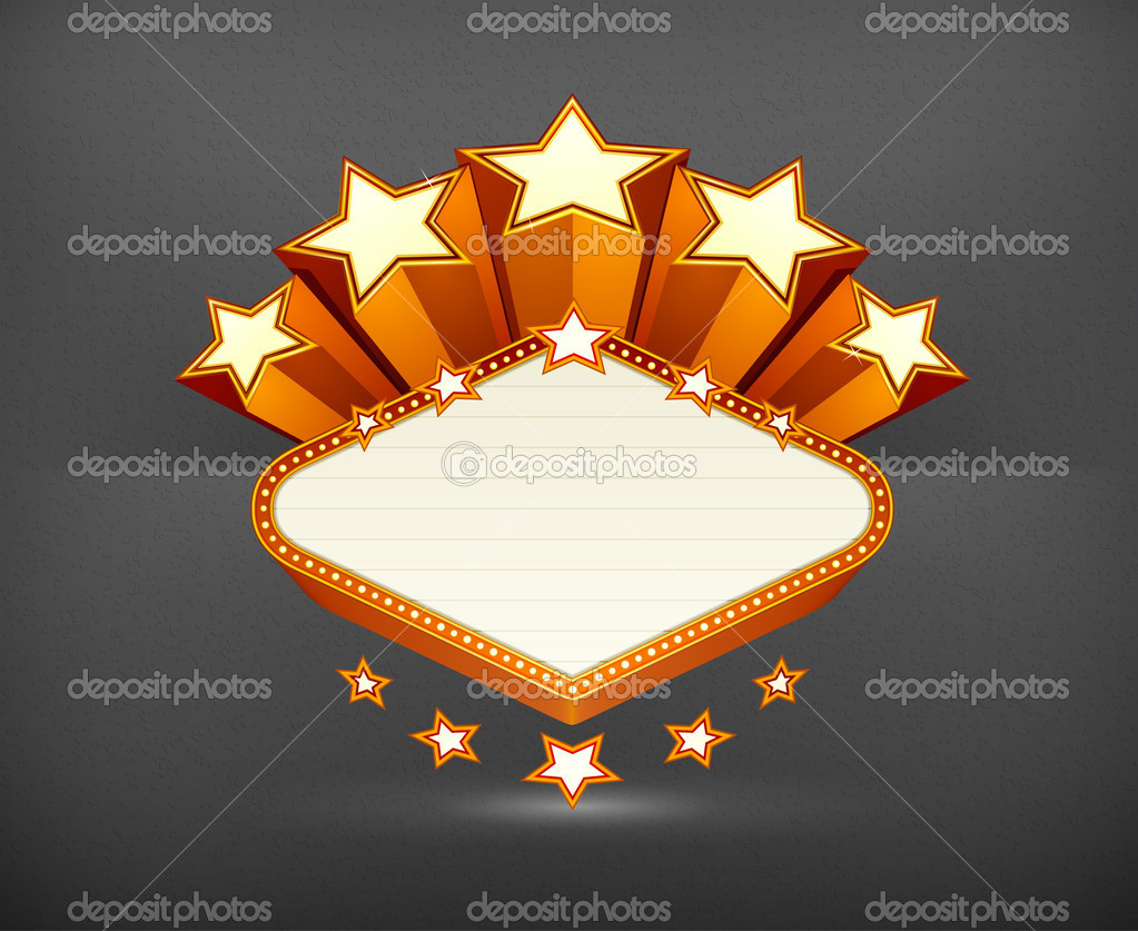 Vegas emblem, vector Stock Vector Image by ©natis76 #19321601