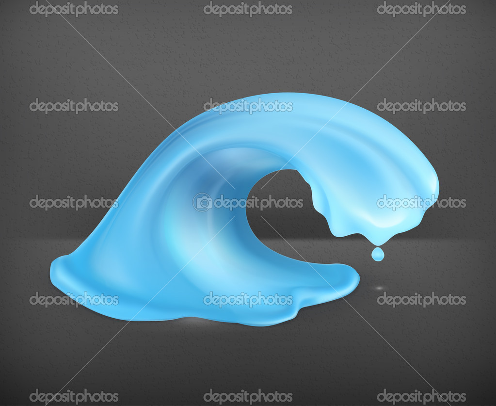 Water, vector Stock Vector Image by ©natis76 #19321633