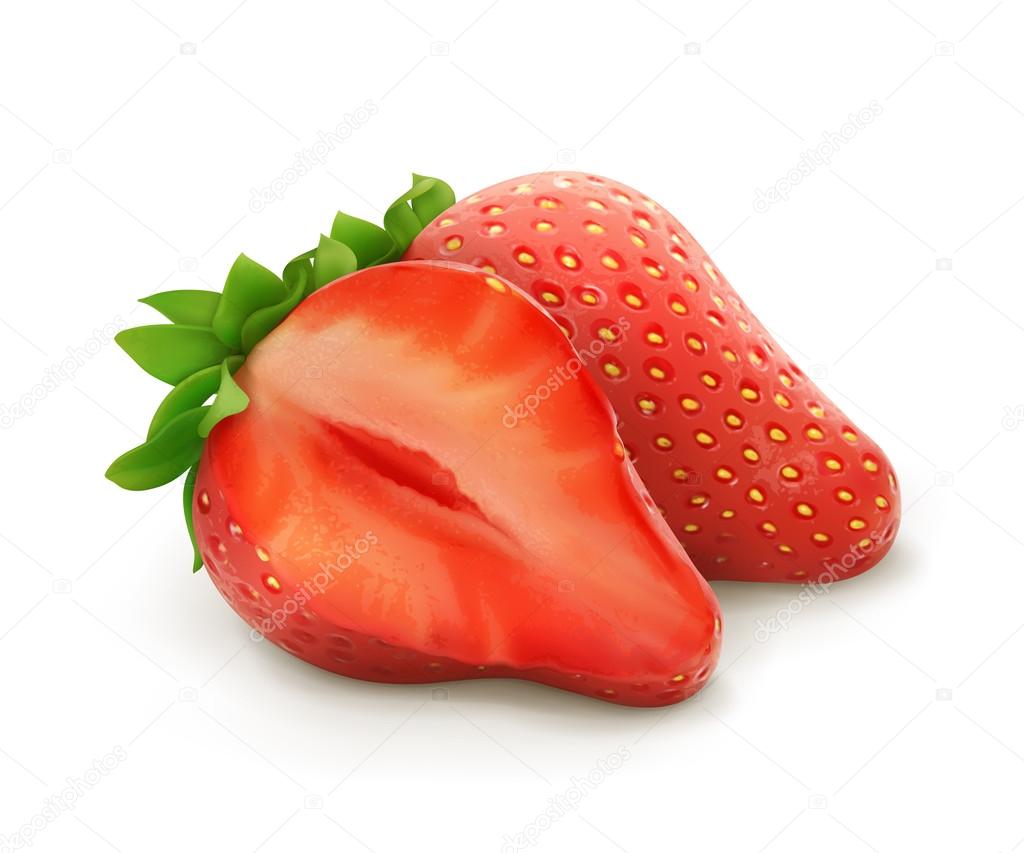 Fresa, ilustración vectorial Stock Vector by ©natis76 23280400