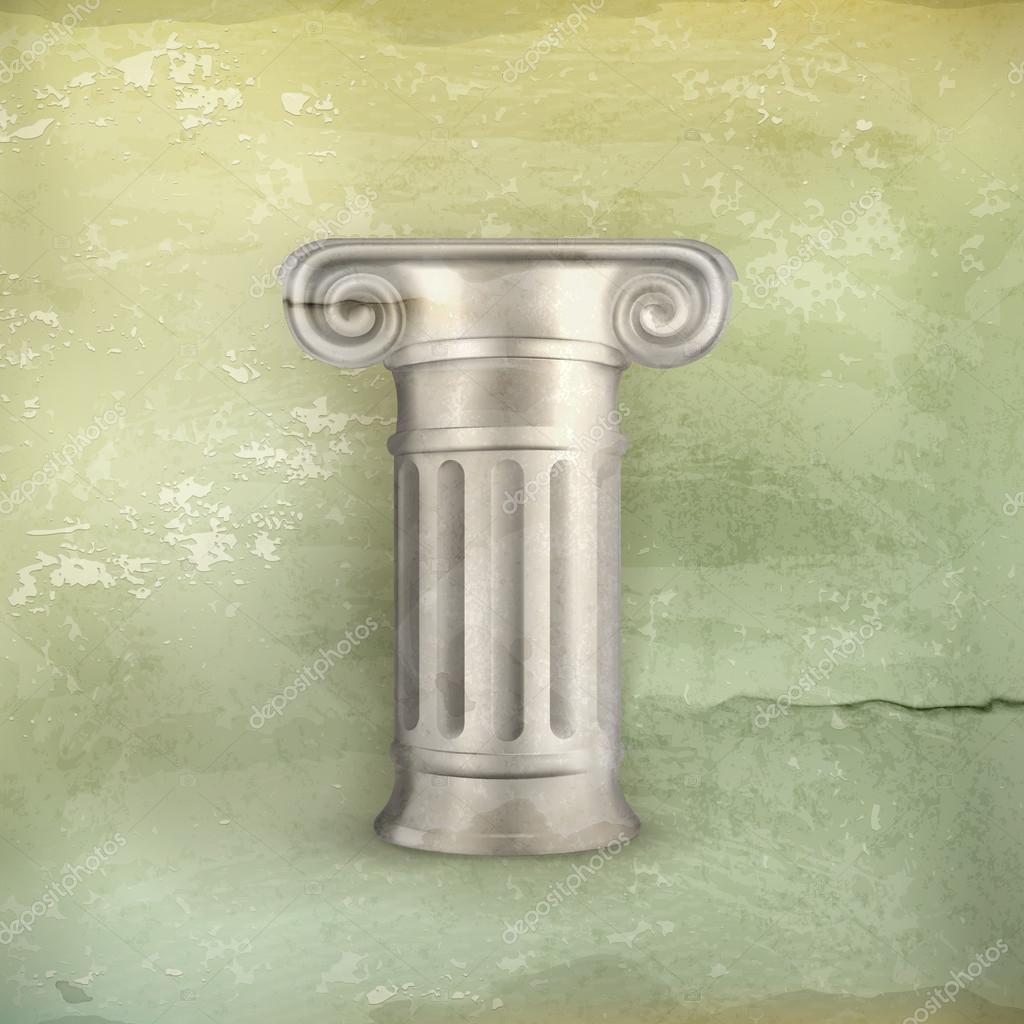Columna, vector de estilo antiguo Vector de stock #23280654 de ©natis76