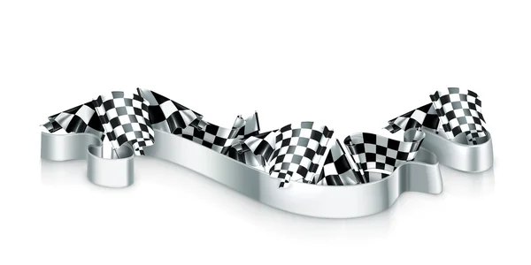 Checkered flag in grass Stock Vector Image by ©natis76 #12827693