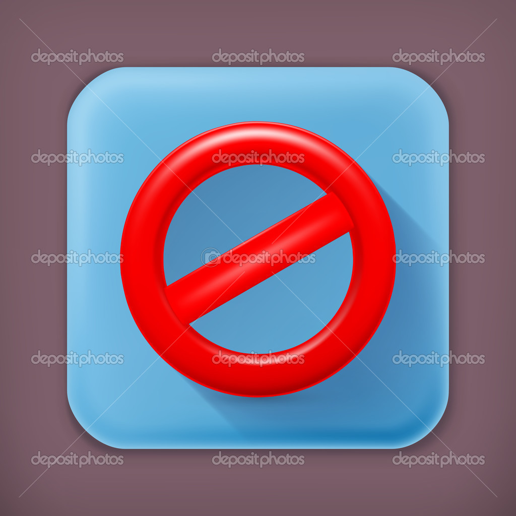 Do Not warning sign, long shadow vector icon Stock Vector Image by ...