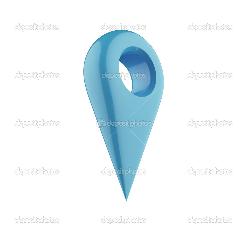 Shiny gloss blue ap pointer icon. — Stock Photo © ekostsov #15339019