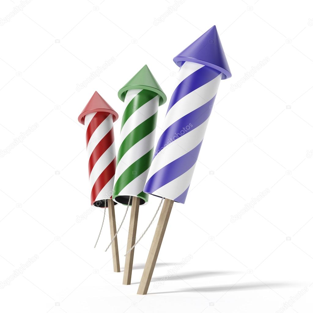 Firework rockets Stock Photo by ©ekostsov 15797105