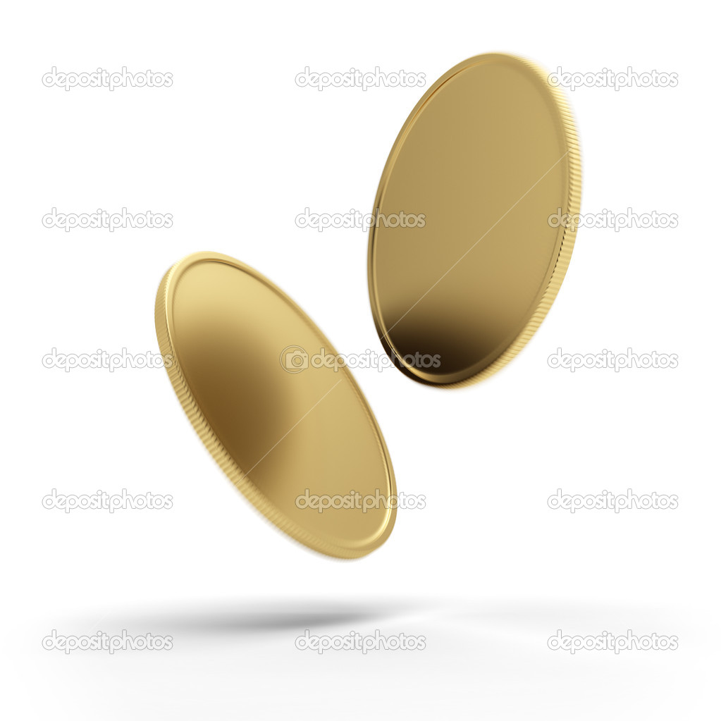 Two blank coins Stock Photo by ©ekostsov 16249847