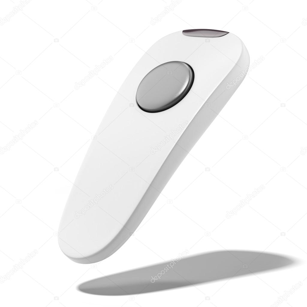 Grey one button remote control — Stock Photo © ekostsov #18174235